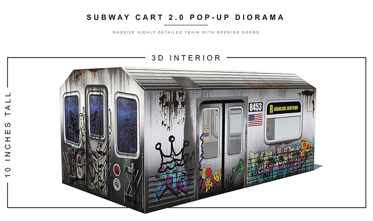 EXTREME SETS SUBWAY CART 2 POP UP 1/12 SCALE DIORAMA – Cards and Comics ...