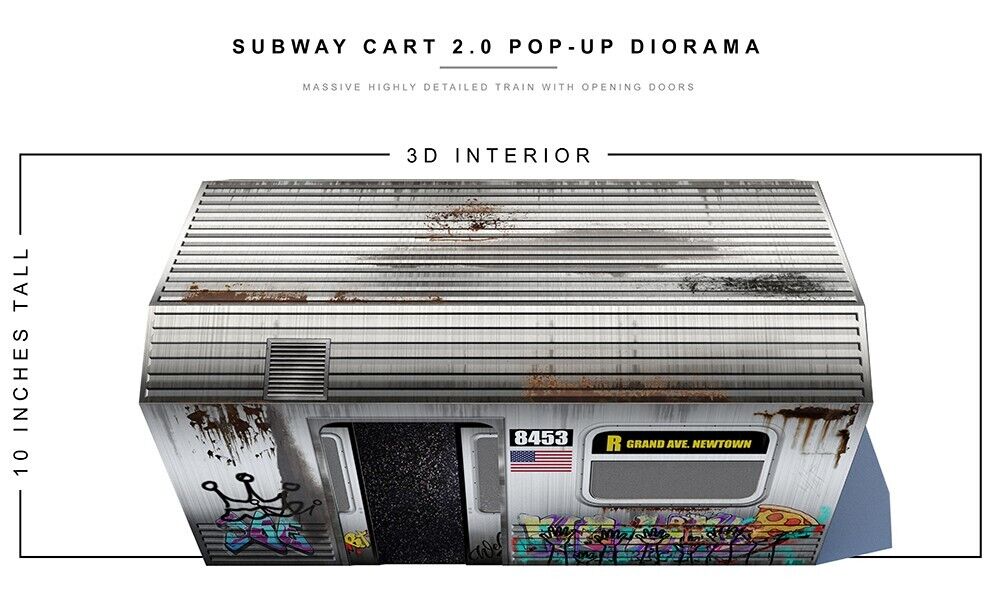 EXTREME SETS SUBWAY CART 2 POP UP 1/12 SCALE DIORAMA – Cards and Comics ...